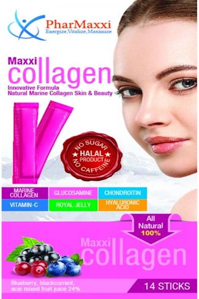 Maxxi Collagen Natural Marine Collagen Skin And Beauty-14 Sticks price ...