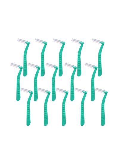 15-Piece Orthodontic Toothpick For Dental Floss And Flossers Green 0 ...