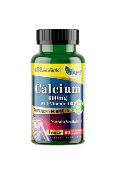 Calcium 600Mg With Vitamin D3 400Iu - 60 Capsules price in UAE | Noon ...