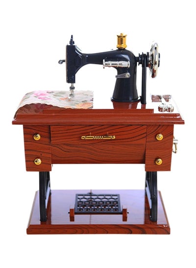 Decorative Sewing Machine Vintage Music Box Multicolour price in Saudi ...