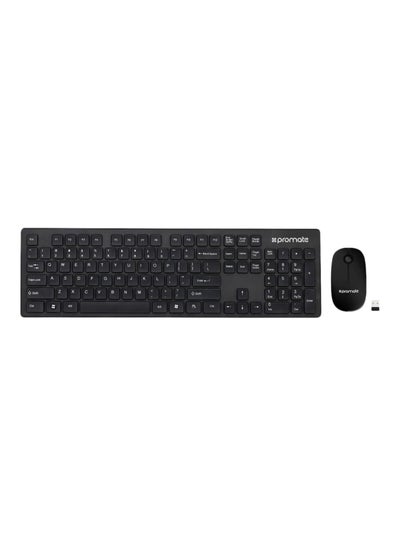 Wireless English Keyboard And Optical Mouse Set Black price in Saudi ...