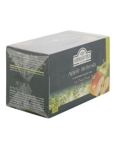 Apple Refresh Black Tea With Fruit Pieces 2g Pack of 20 price in UAE ...