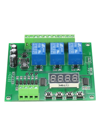 3-Channel LED Relay Module Motor Driver Controller Green 0.083kg price ...