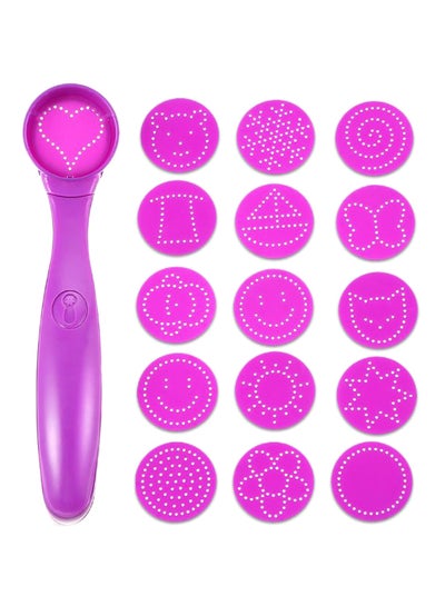 Electric Spoon Coffee Cake Decorating Tool Purple 13.5x1.3x2centimeter ...