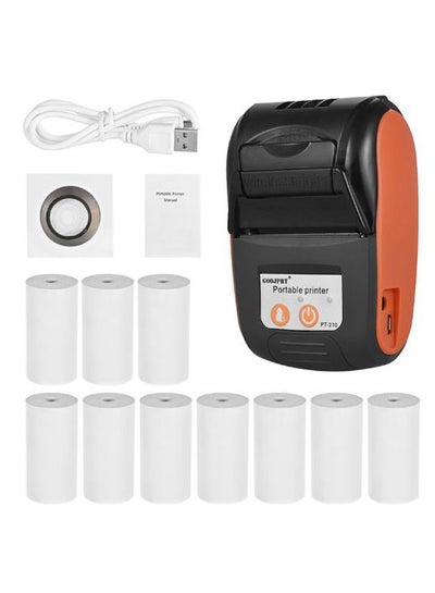 PT-210 Handheld Thermal Printer Orange/Black price in Saudi Arabia ...