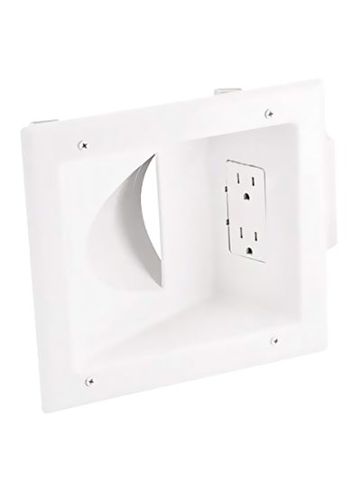 Recessed Low Voltage Media Wall Plate White 9x8.7x4inch price in UAE ...
