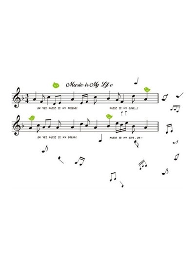 Music Notes Diy Wall Sticker Black price in UAE | Noon UAE | kanbkam