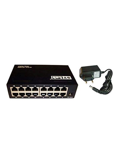 16 Ports Ethernet LAN Switching HUB With EU Power Adapter Black price ...