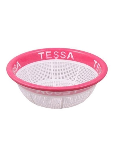 Plastic Large Kitchen Strainer Pink/White price in Saudi Arabia | Noon ...