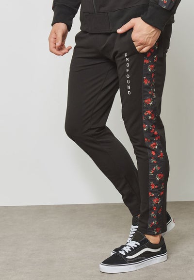 Red Rose Track Pants Black price in Saudi Arabia | Noon Saudi Arabia ...