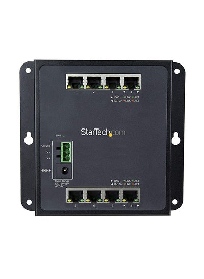 8 Port Wall Mounted Gigabit Ethernet Network Switch Black price in ...