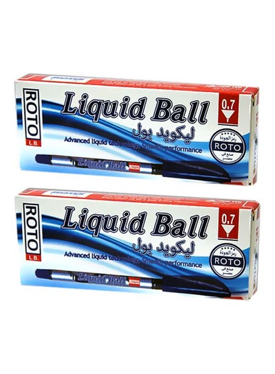سعر 24-Piece Liquid Ball Pen Set أزرق فى مصر | نون مصر | كان بكام