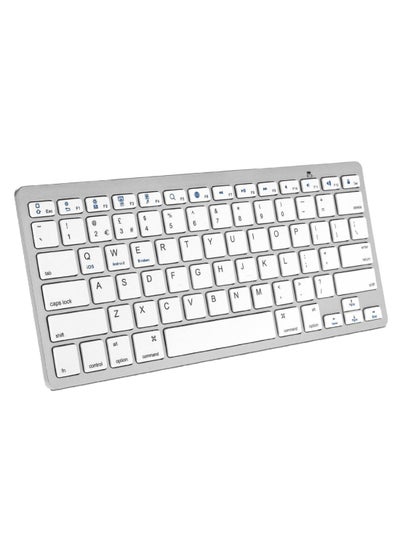 Bluetooth Wireless Ultra Slim Keyboard Grey/White price in UAE | Noon ...