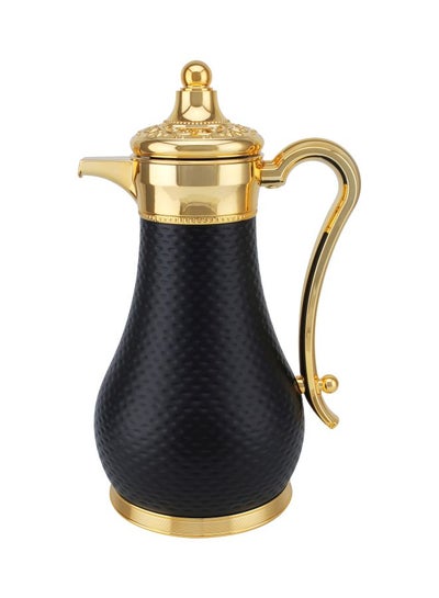 Arabic Dallah Coffee Flask Black/Gold price in UAE | Noon UAE | kanbkam
