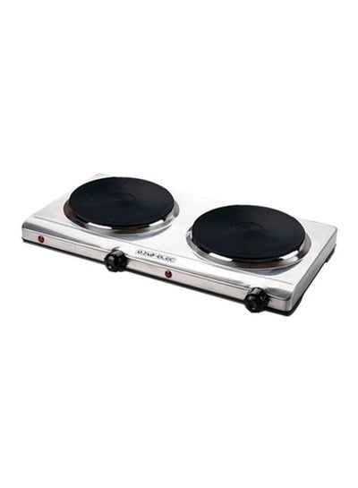 Double Burner Hot Plate 3000W 3000.0 W AL1302C Silver/Black price in ...