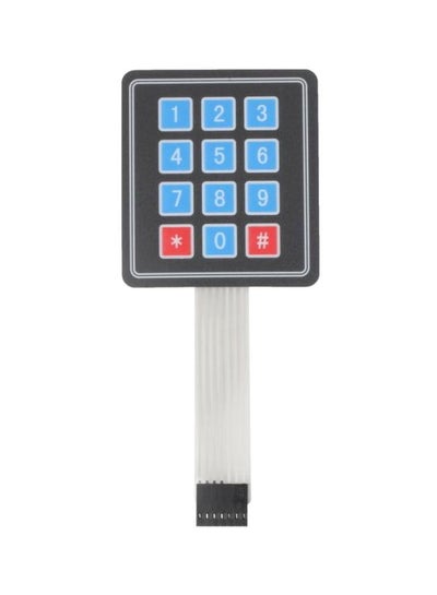 12 Key Membrane Keypad For Arduino Avr Raspberry Pi Blackbluered