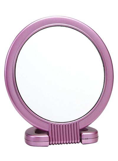 Round Stand Handheld Mirror Pink 24 x 16cm price in Saudi Arabia | Noon ...