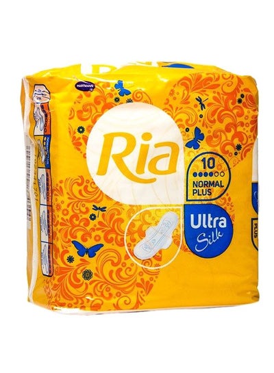 10-Piece Ultra Silk Normal Plus Sanitary Pad White price in UAE | Noon ...