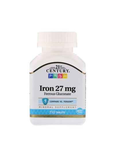 Iron Mineral Supplement 27 mg - 110 Tablets price in UAE | Noon UAE ...