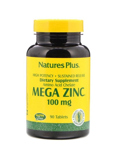 Mega Zinc 100mg Dietary Supplement- 90 Tablets price in UAE | Noon UAE ...