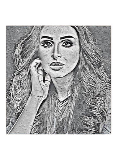 Angham MDF Wall Art Grey/Black price in UAE | Noon UAE | kanbkam