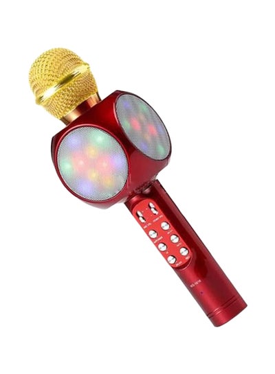 Wireless Karaoke Handheld Microphone Bluetooth Speaker WS-1816 Red ...