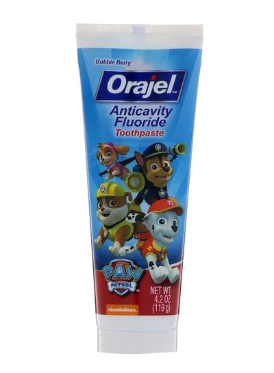 Bubble Berry Paw Patrol Anti Cavity Fluoride Toothpaste 119g price in ...