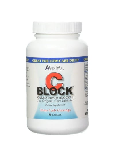C Block Carb Starch Blocker Dietary Supplement 700 mg- 90 Tablets price ...