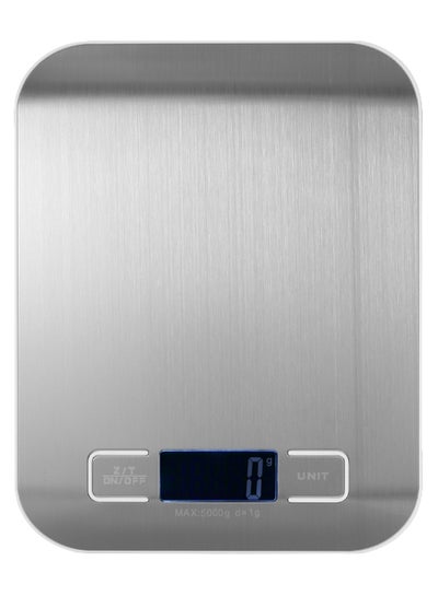 Mini Electronic Platform Scale Food Weighing Scale Silver 5000grams ...