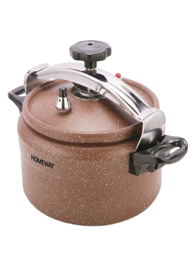 Marble Coating Non-Stick Arabic Pressure Cooker Brown/Silver/Black ...