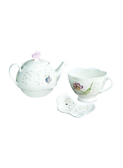 Stackable Tea Set White price in UAE | Noon UAE | kanbkam