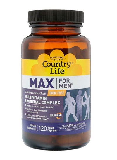 Max Multi Vitamins Mineral Complex - 120 Vegan Capsules price in Saudi ...