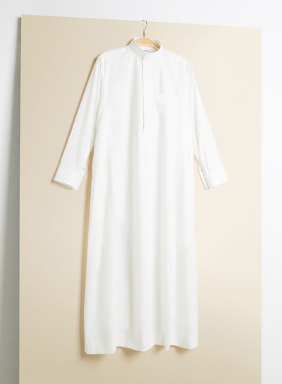 Long Sleeves Kandora White price in Saudi Arabia | Noon Saudi Arabia ...