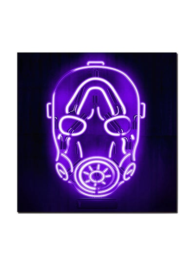 Mask Neon Wall Art Painting Blue/Purple/White 30 x 30centimeter price ...