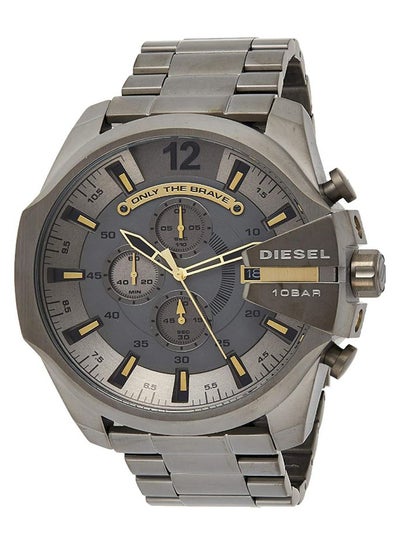 Men's Mega Chief Round Shape Stainless Steel Chronograph Wrist Watch 51 ...