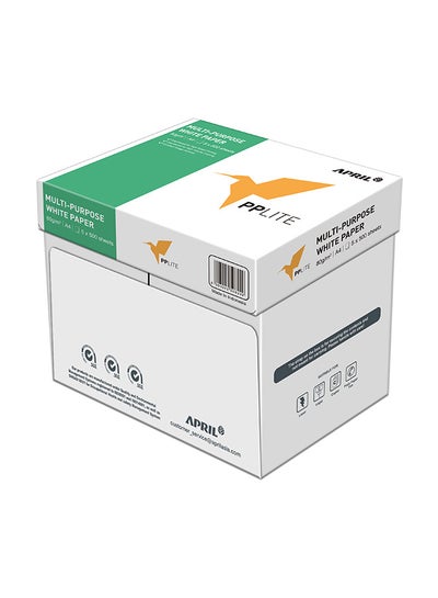 Premium Copy Paper, 80gsm A4 Size, 5 Reams Per Carton Box White price ...