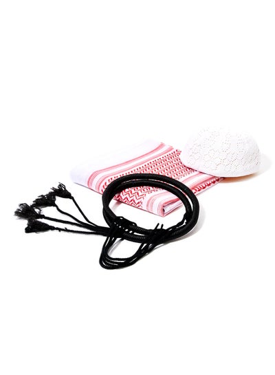 Agal Set Red/White price in UAE | Noon UAE | kanbkam