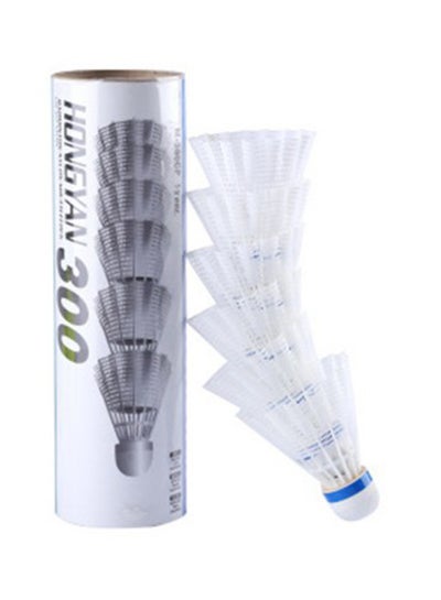 6-Piece Premium Feather Shuttlecock Set With Box 8.5cm price in UAE ...