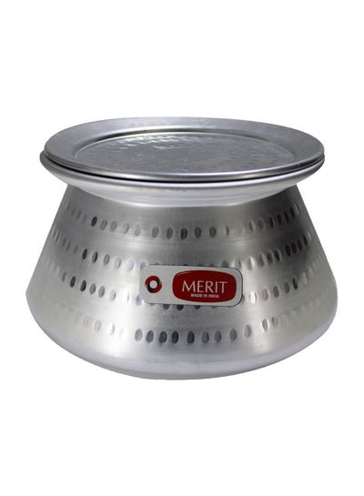 Dotted Design Biriyani Chembu With Lid Silver 13cm price in UAE | Noon ...