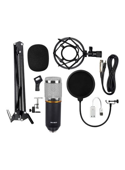 Condenser Microphone With Accessories Set BM-800 Black/Silver price in ...