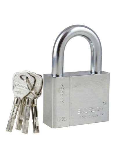 Disc Mechanism Padlock With 3 Keys Silver 50x9millimeter price in Saudi ...