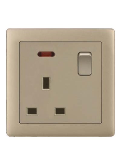 V1 G Series Socket With Switch Gold 3x3inch price in UAE | Noon UAE ...