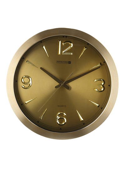 Round Analog Wall Clock Gold price in UAE | Noon UAE | kanbkam