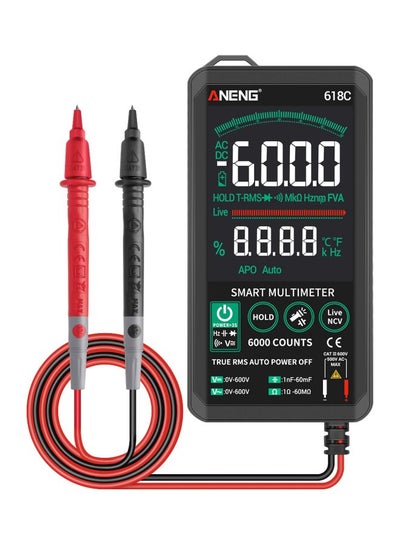 Digital Autoranging Multimeter Black/Red/Green 5.46x2.67x0.66inch price ...