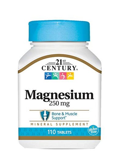 Magnesium 250 Mg Mineral Supplement - 110 Tablets price in Saudi Arabia ...