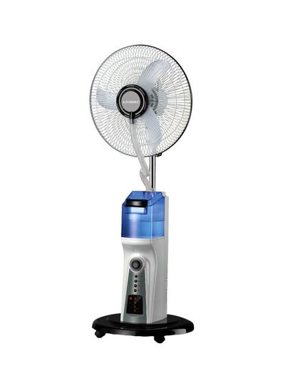 Rechargeable LED Mist Box Fan 2.2 L 75.0 W SG-4037 White/Cyan/Black ...