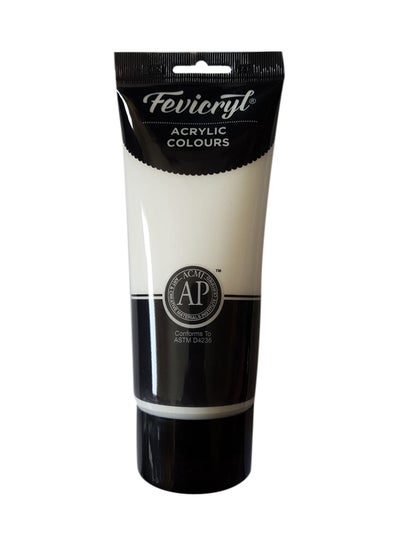 Fevicryl Acrylic Colour Paint Tube AC21 Pigment PW6 Titanium White ...