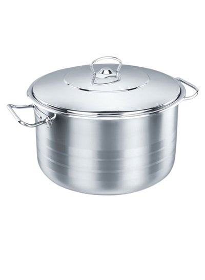 Mega Cooking Pot Silver 45 x 30cm price in Saudi Arabia | Noon Saudi ...