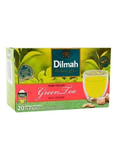 Green Tea With Ginger 40grams Pack of 20 price in Saudi Arabia | Noon ...