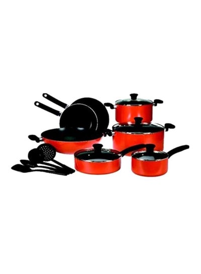 15-Piece Prima Cookware Set Red/Black price in UAE | Noon UAE | kanbkam